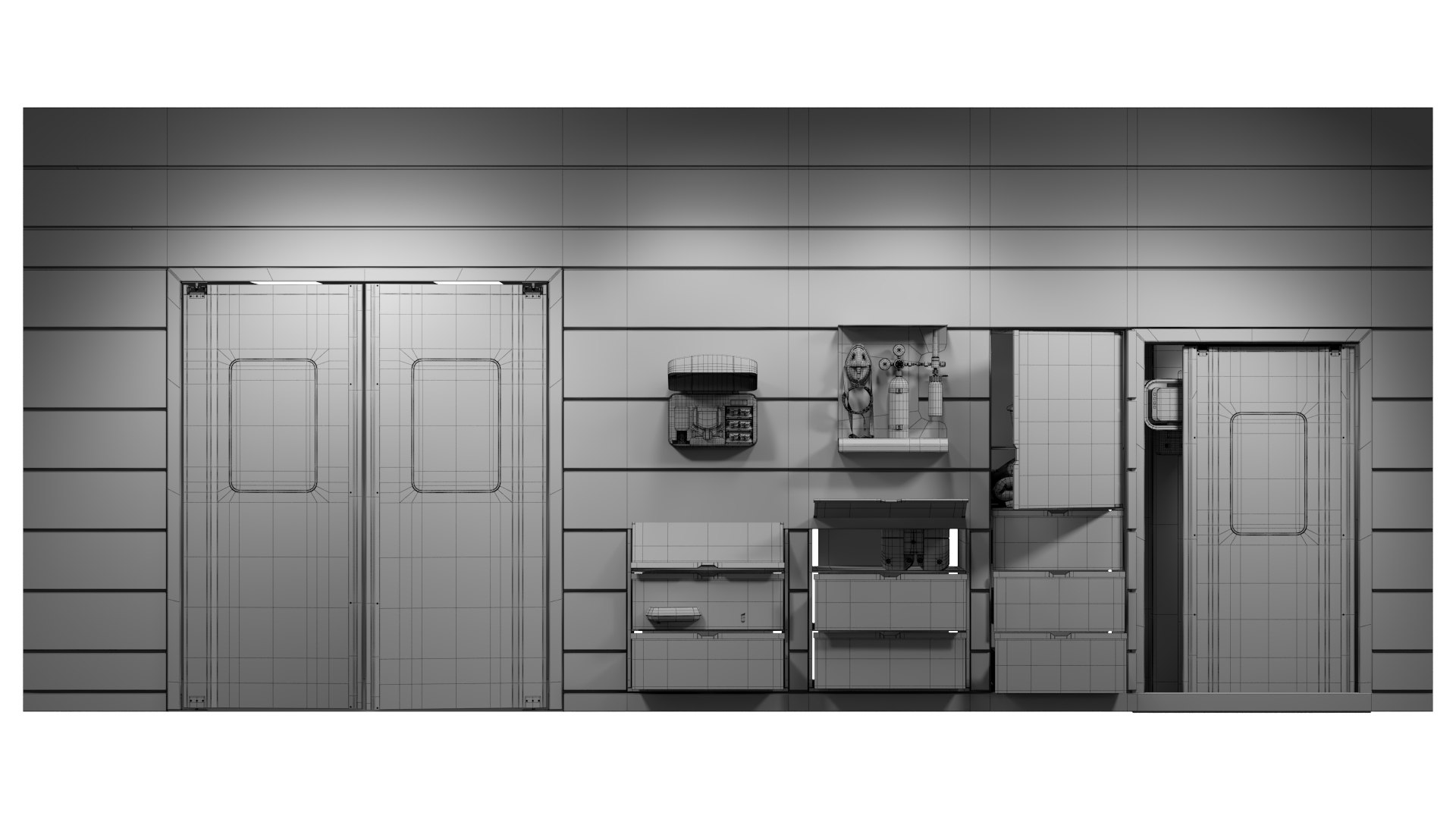 Surgery Wall Model - TurboSquid 2351812