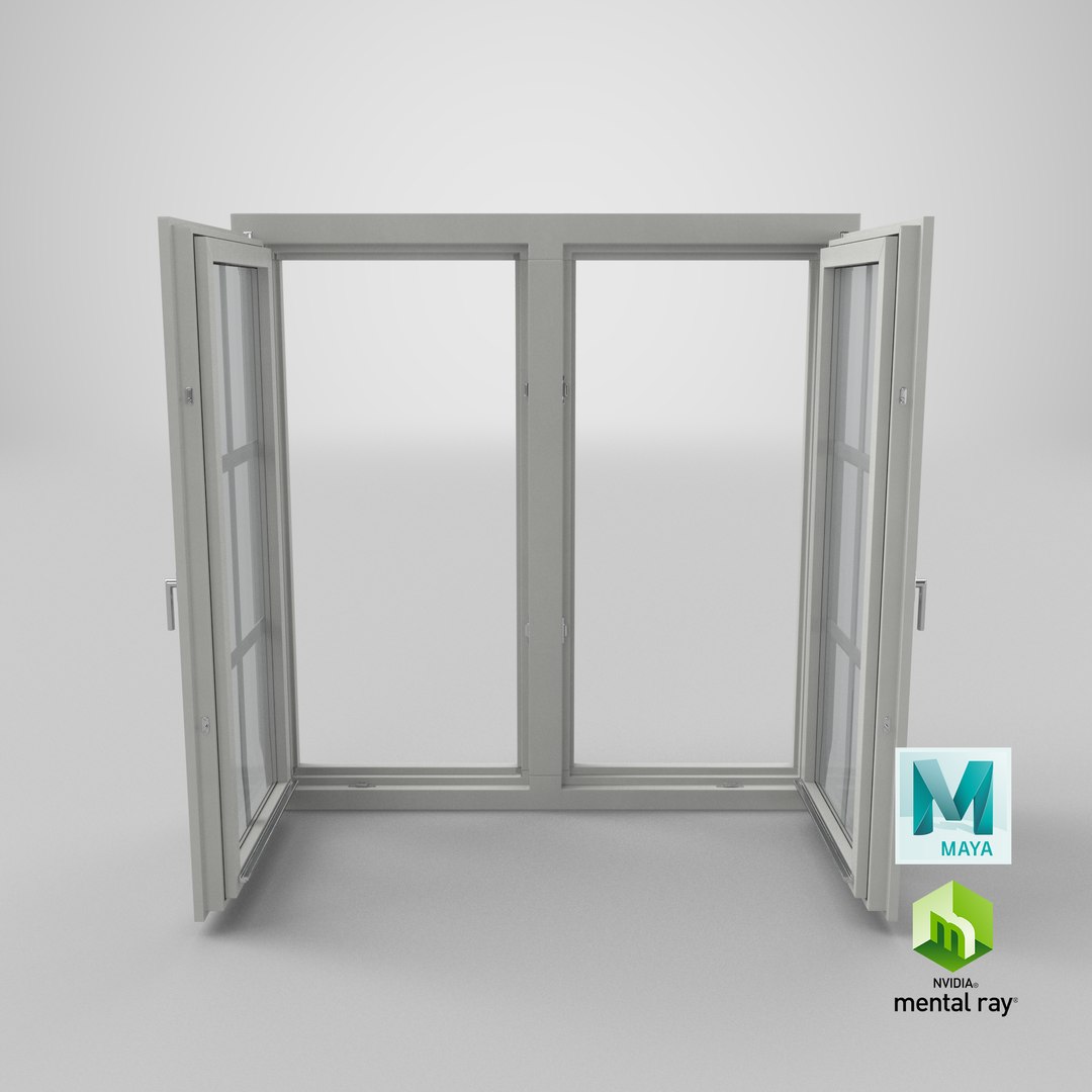 Standard-windows---window-4-open 3D - TurboSquid 1246438