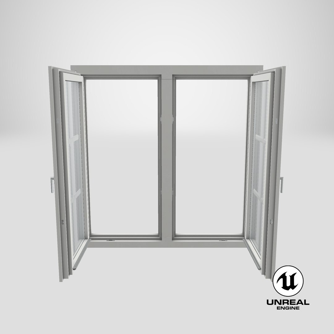 Standard-windows---window-4-open 3D - TurboSquid 1246438