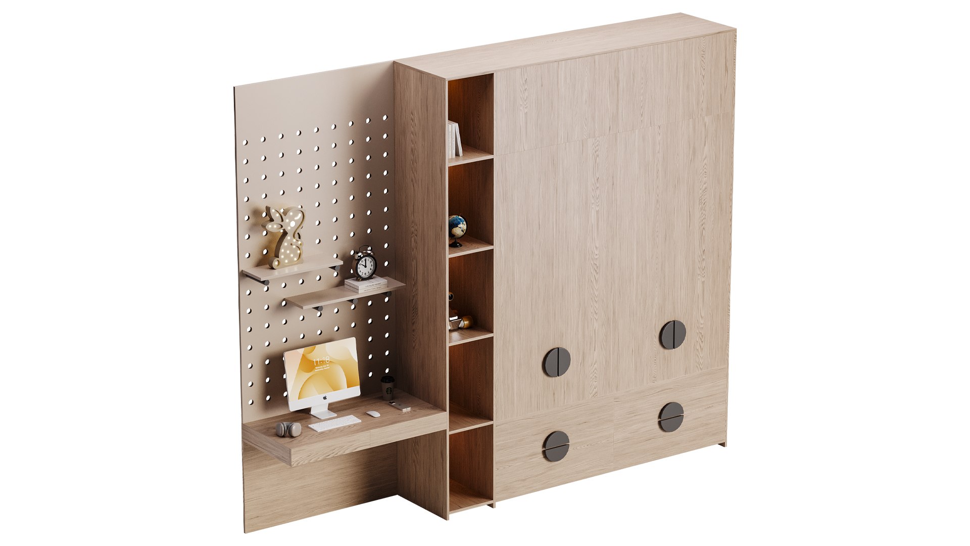 3D Model Workplace For Children 24 - TurboSquid 2409598