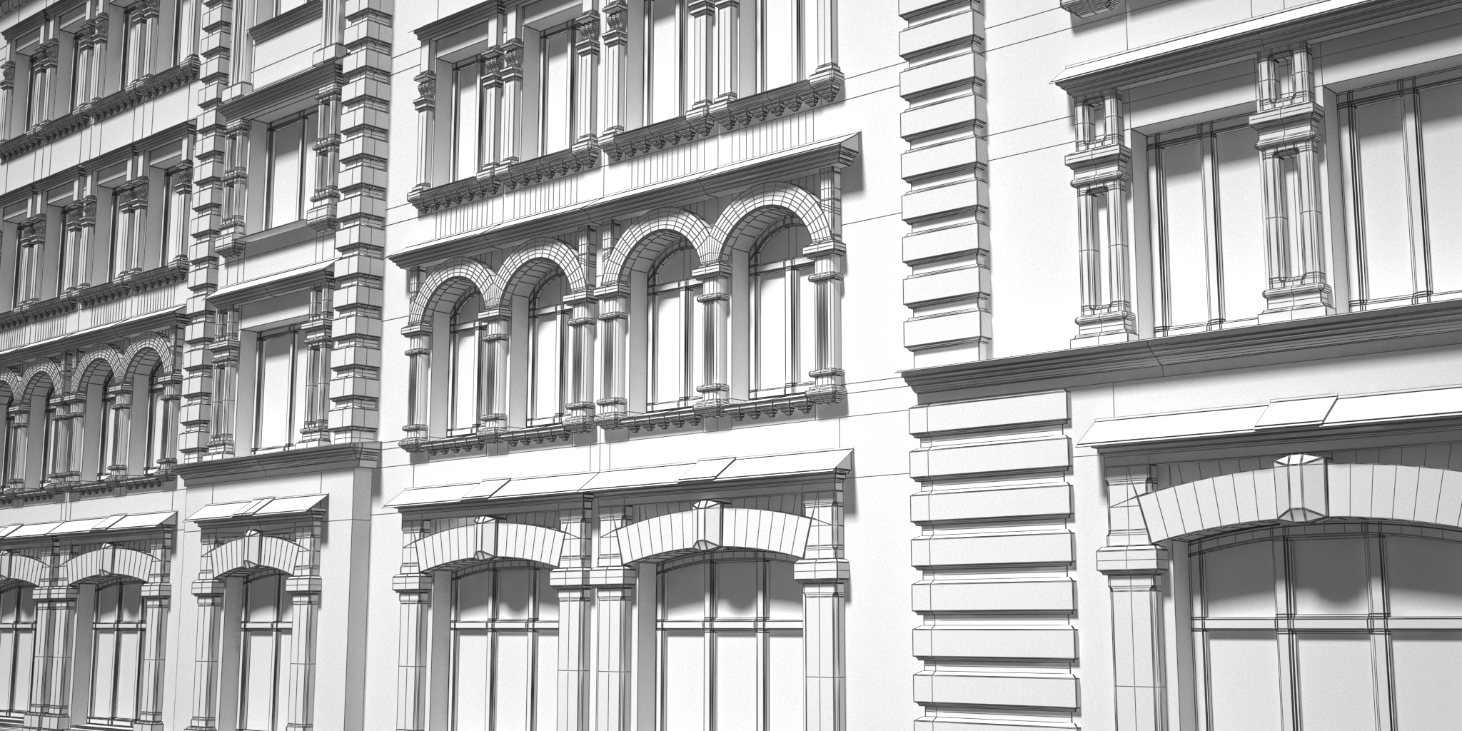 3D модель Brick House in the Old Russian Merchant Architectural Style ...