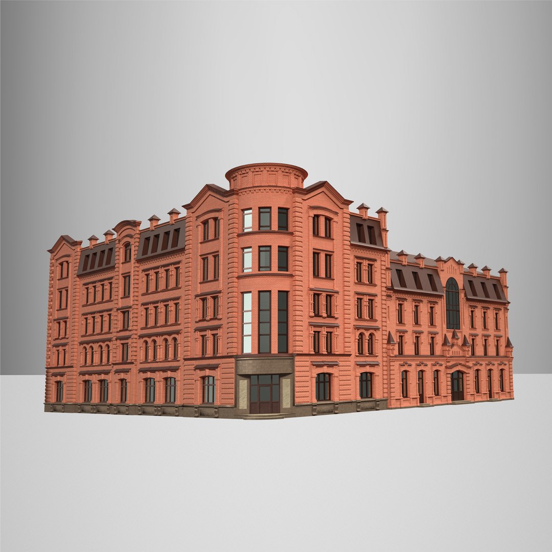 Brick House In The Old Russian Merchant Architectural Style Gogolja ...