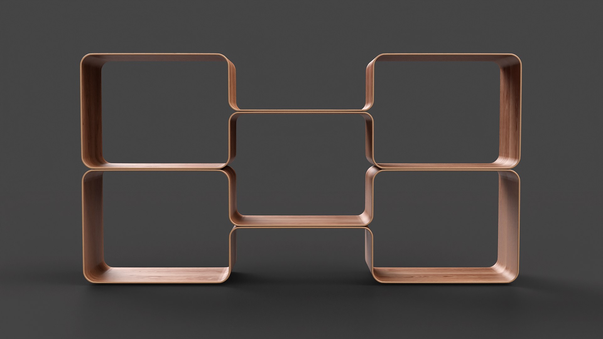 3D Book Shelf Model - TurboSquid 1682836