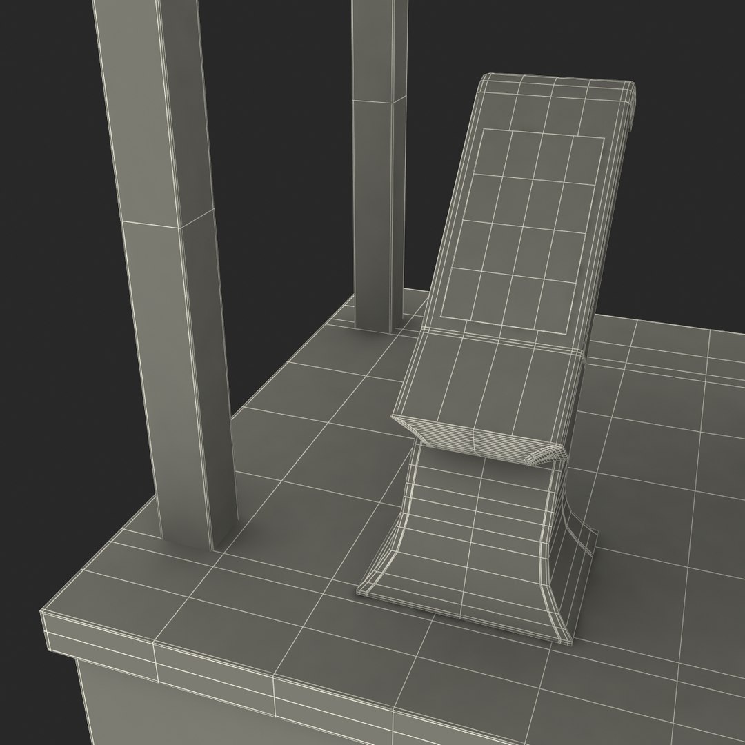 Concession Stand 3d Model