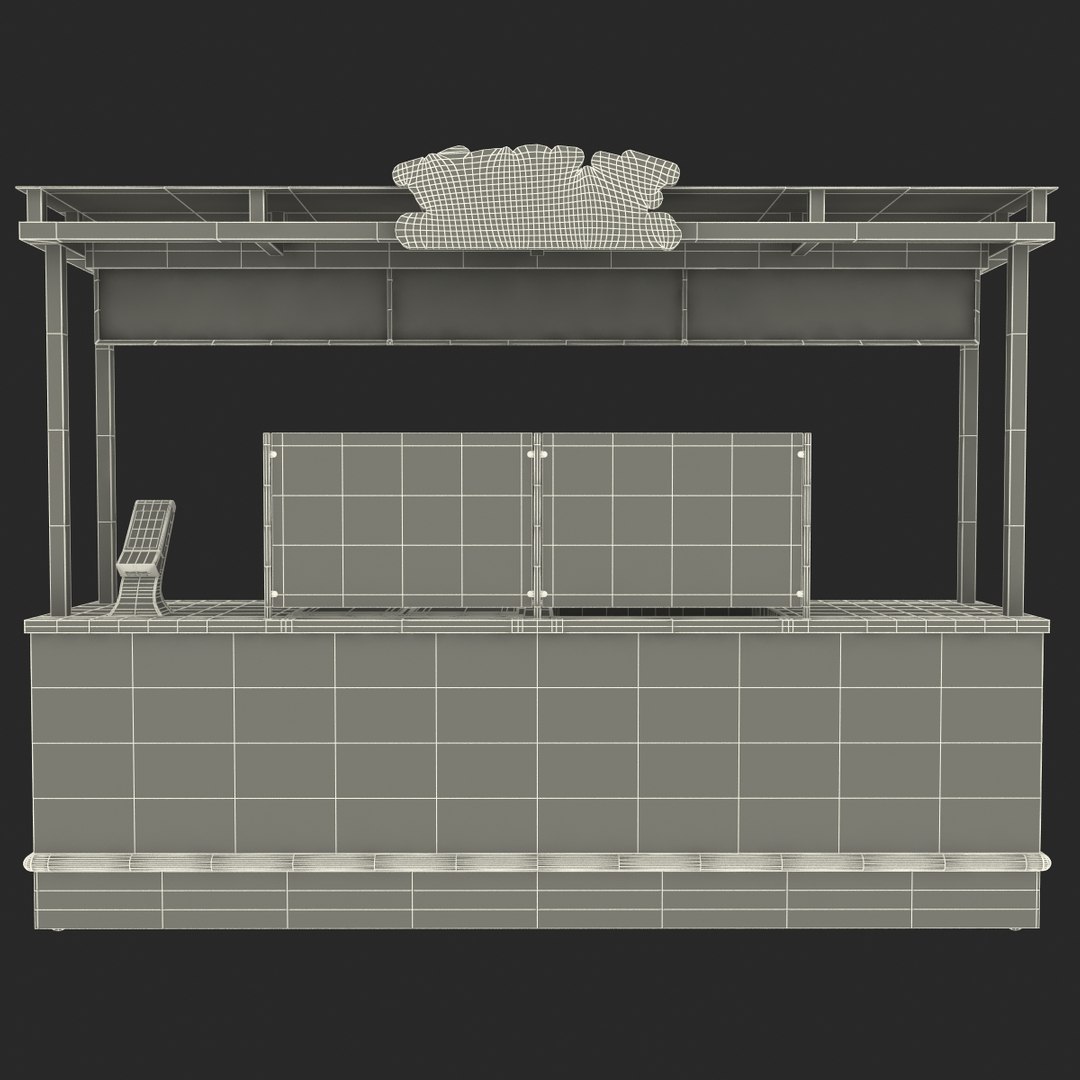 Concession Stand 3d Model