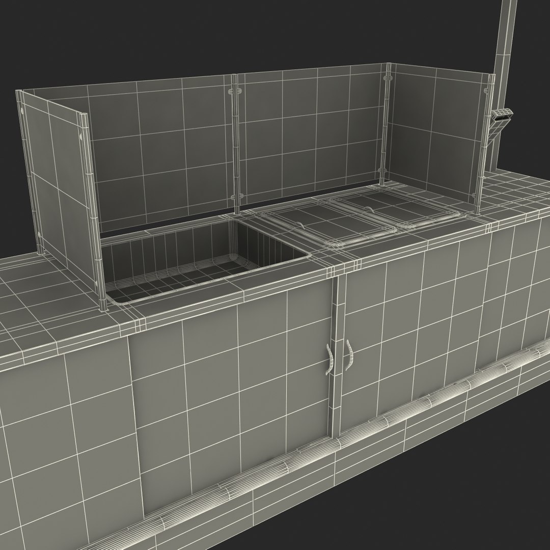 Concession Stand 3d Model