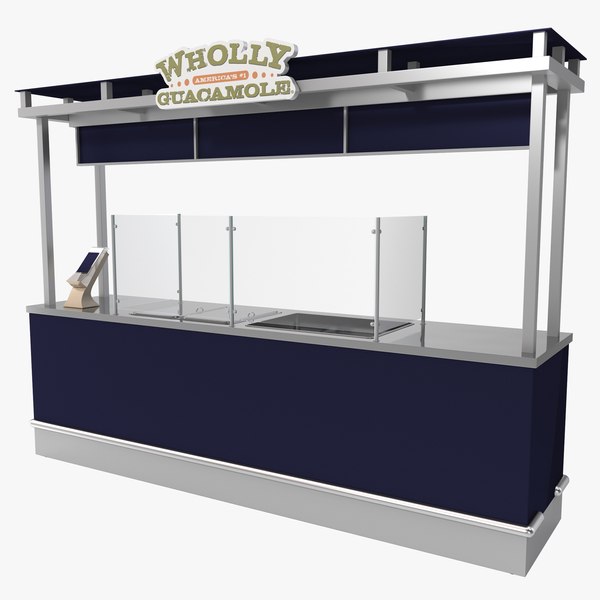 concession stand 3d model