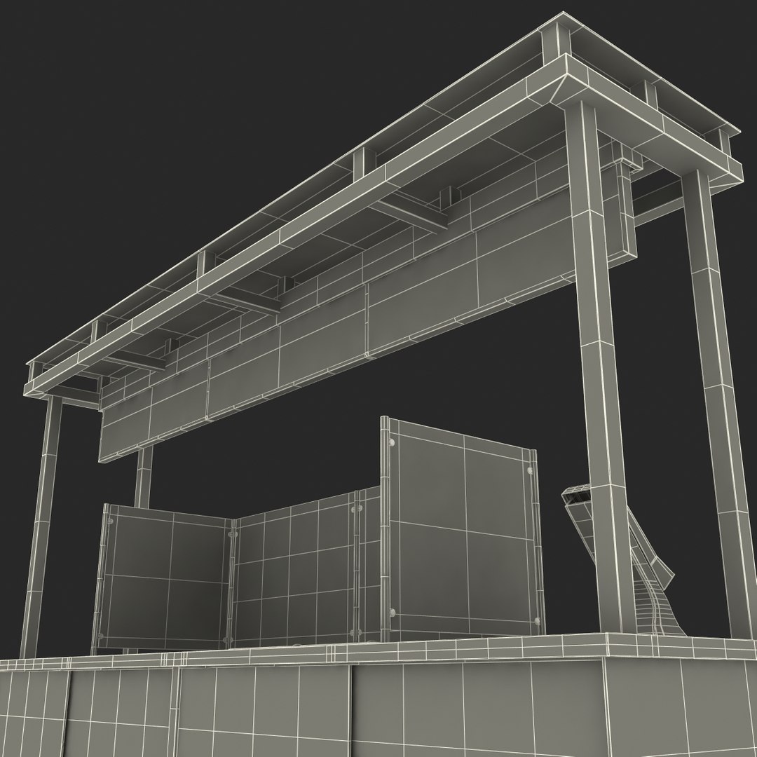 Concession Stand 3d Model