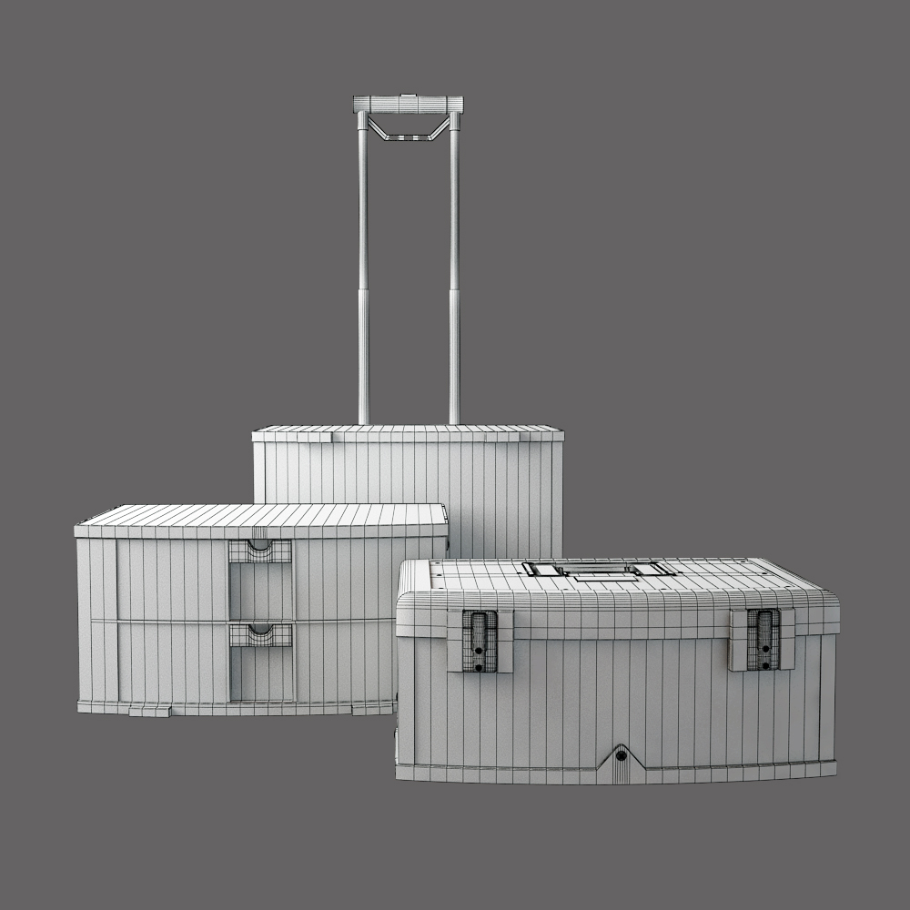 max trinity 3-in-1 suitcase tool box