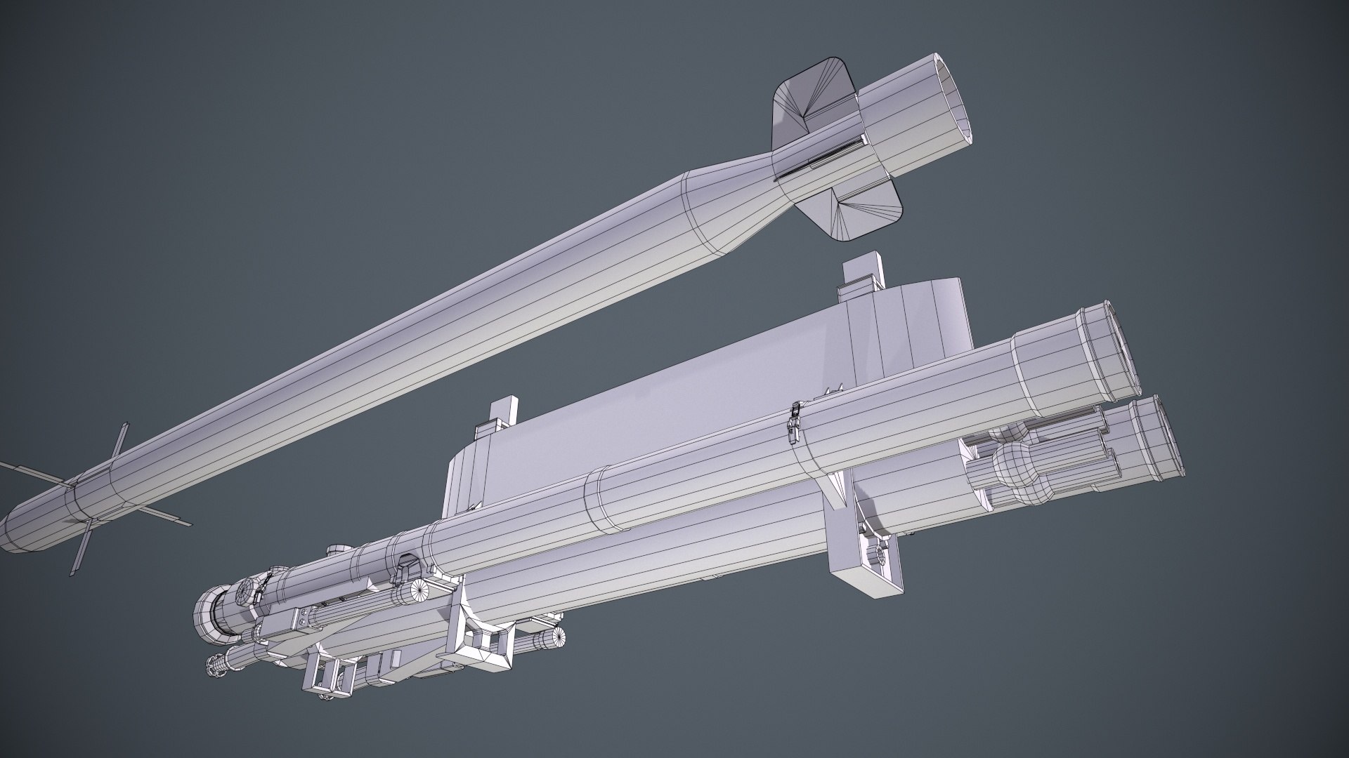 9K38 Igla Rocket Launcher 3D - TurboSquid 1943230