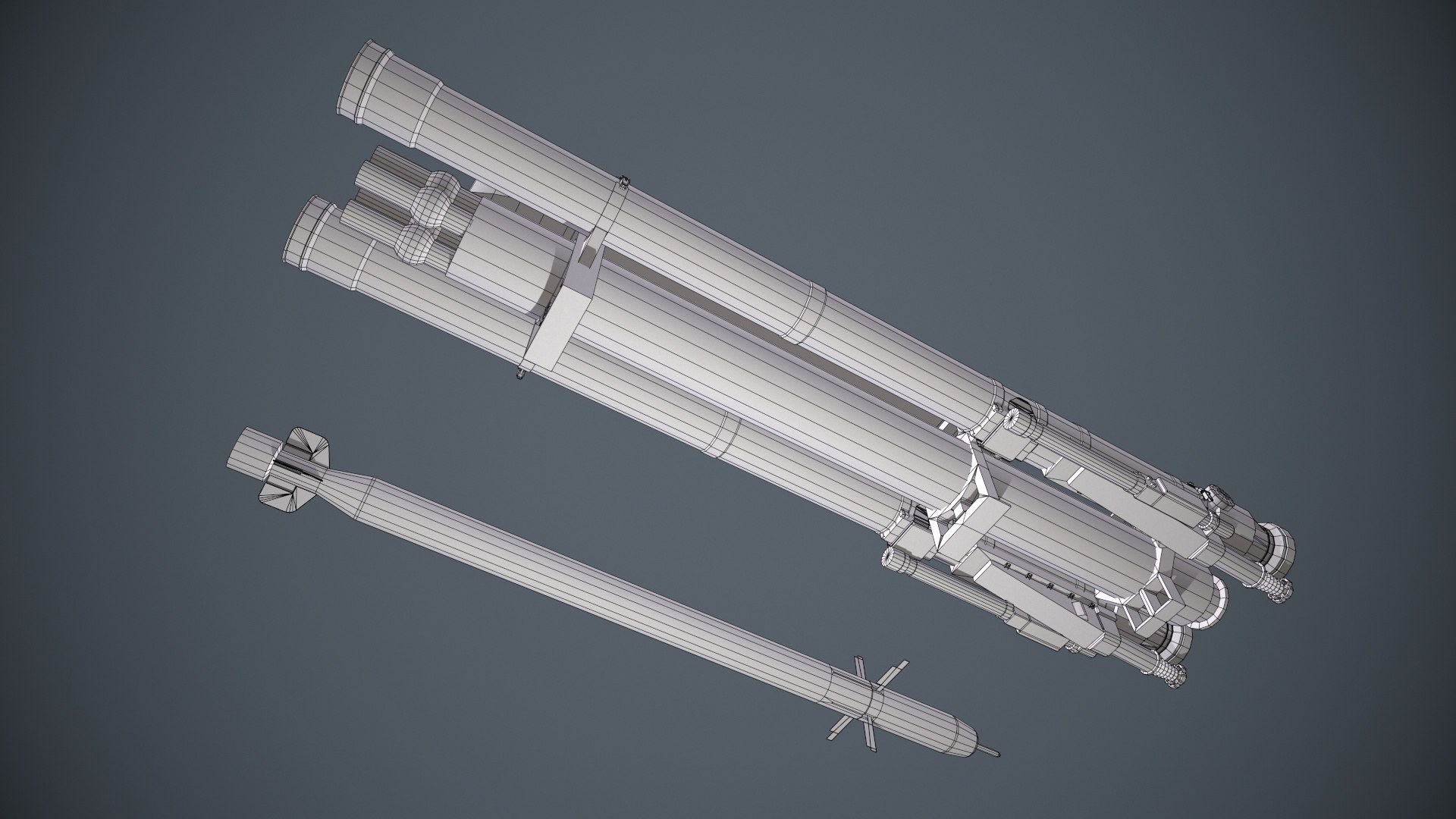 9K38 Igla Rocket Launcher 3D - TurboSquid 1943230