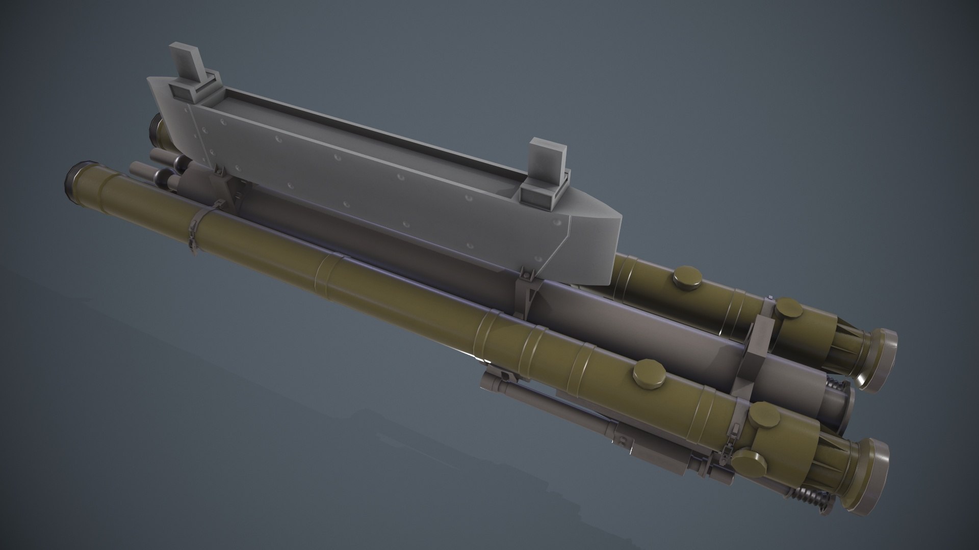 9K38 Igla Rocket Launcher 3D - TurboSquid 1943230