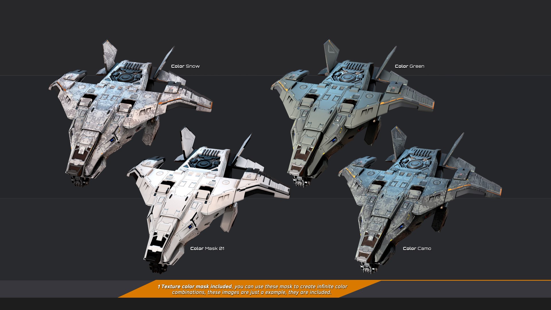 3D RTS 64 - Dropship - TurboSquid 2238592