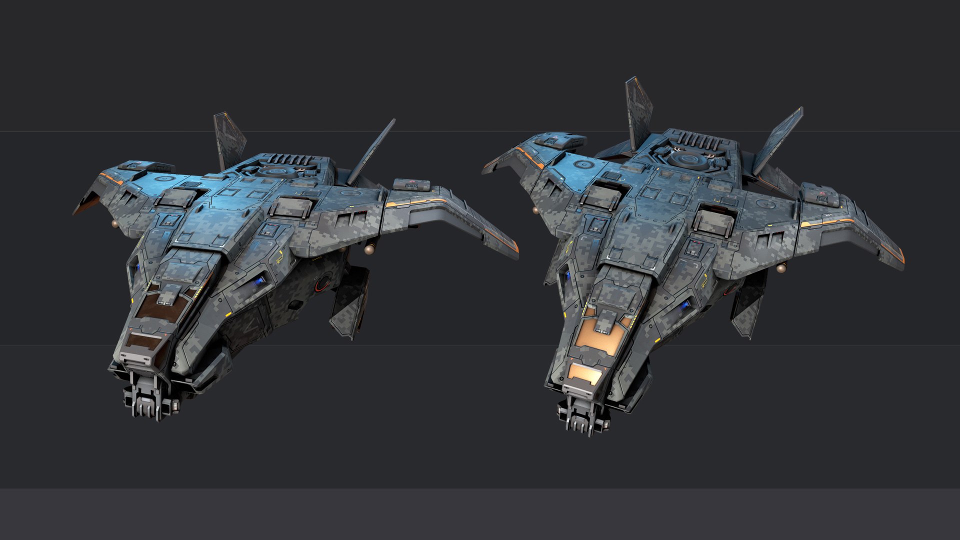 3D RTS 64 - Dropship - TurboSquid 2238592