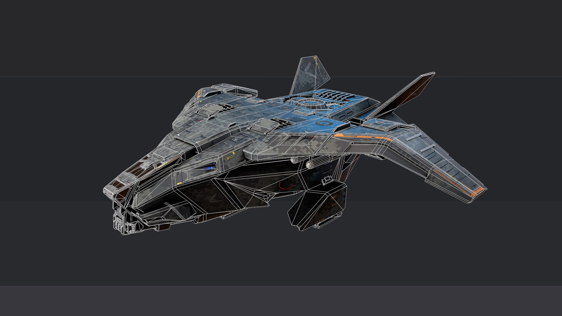 3D RTS 64 - Dropship - TurboSquid 2238592