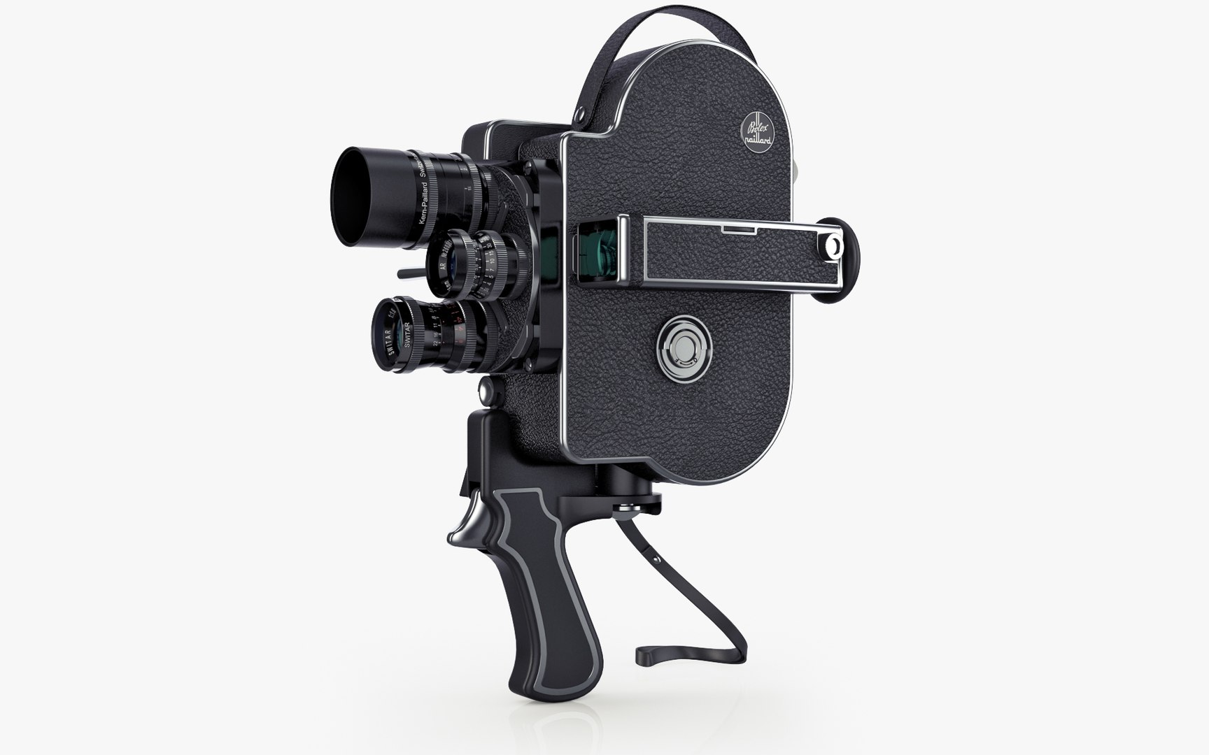 3d Model Vintage Film Camera Paillard Bolex