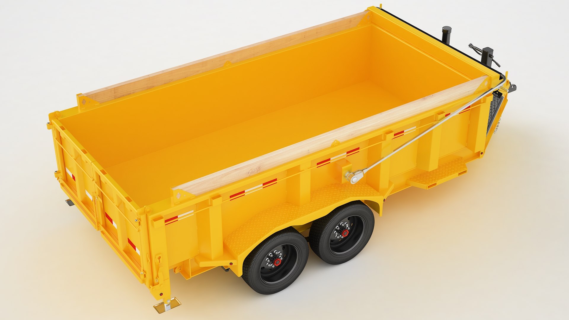 Dump Trailer 06 3D Model - TurboSquid 2211566