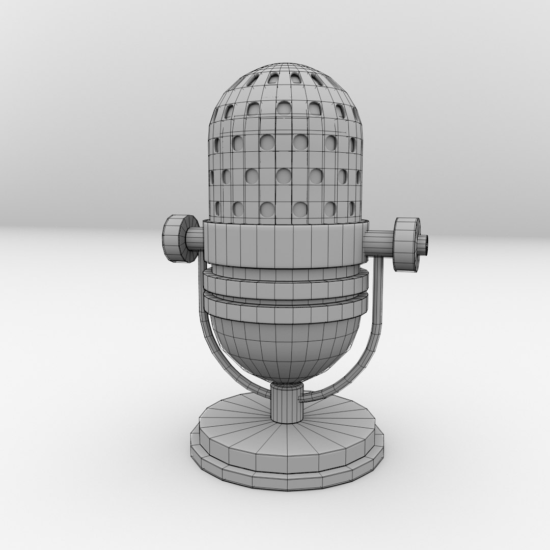 3ds Retro Microphones