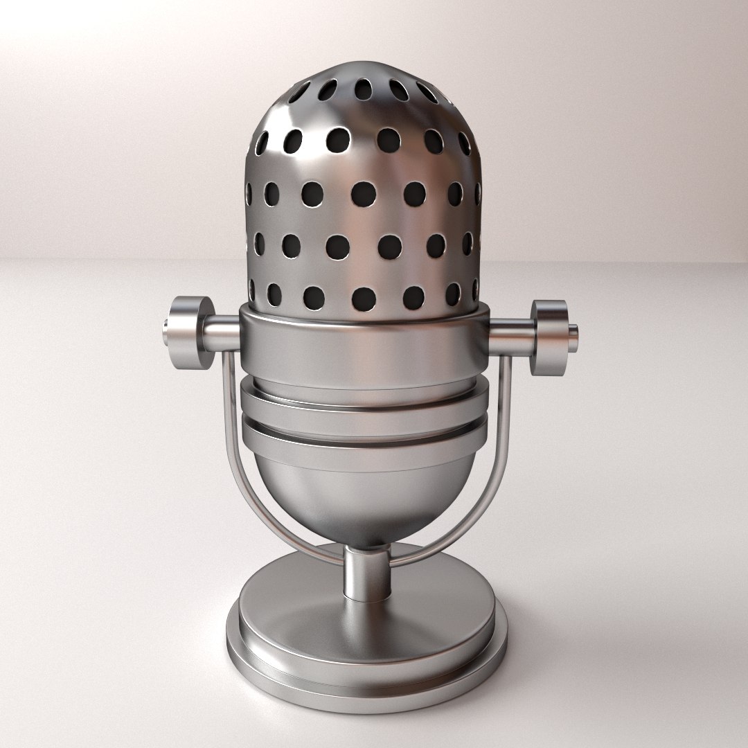 3ds Retro Microphones