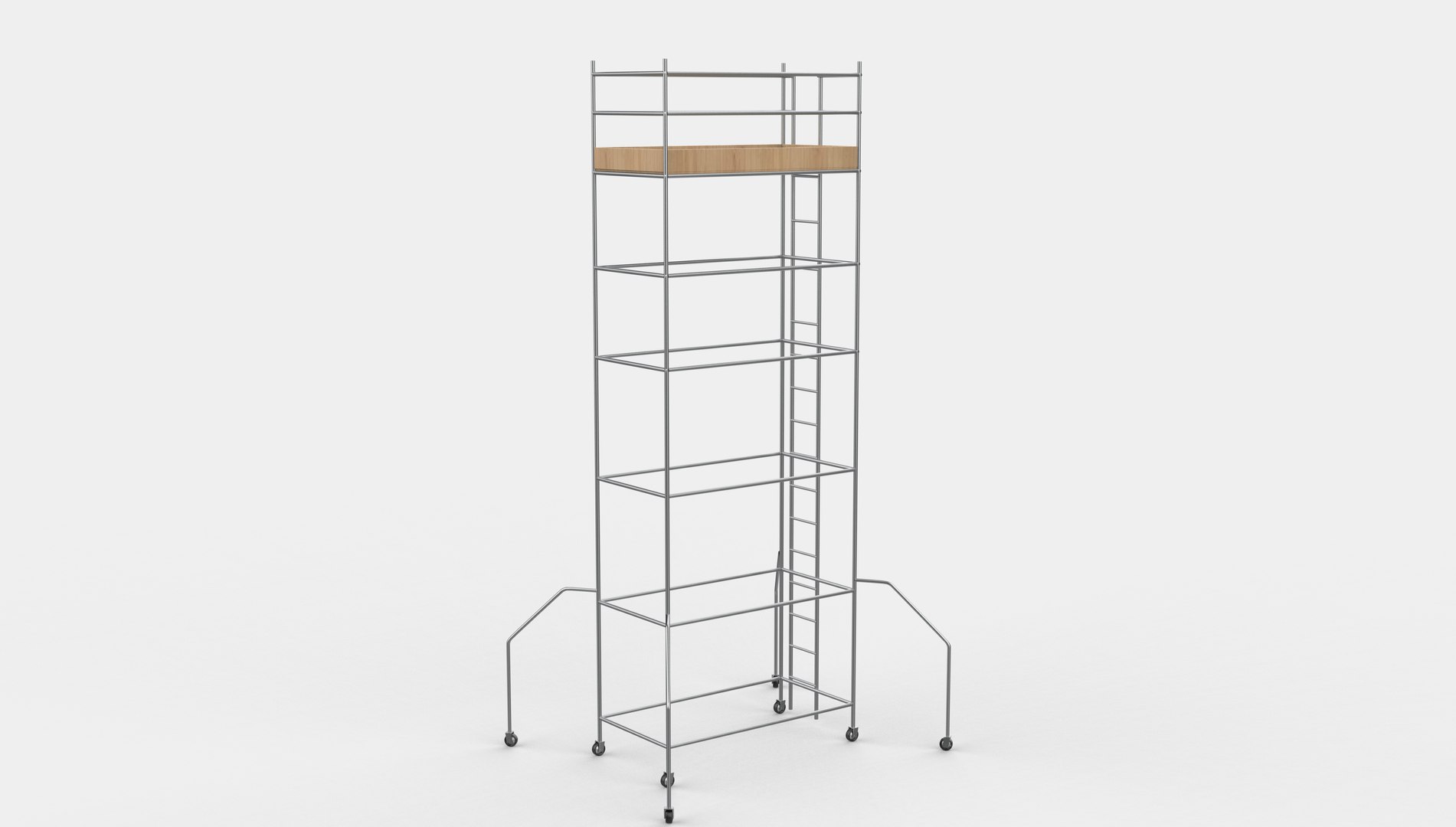Mobile Scaffold Tower 03 3D Model 3D Model - TurboSquid 2573913