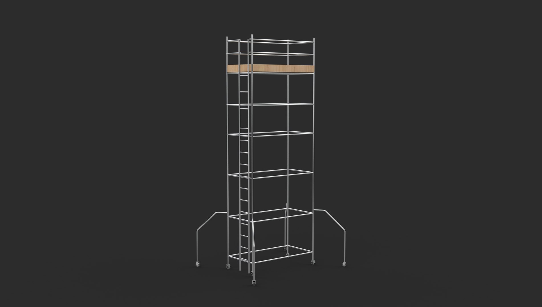 Mobile Scaffold Tower 03 3D Model 3D Model - TurboSquid 2573913