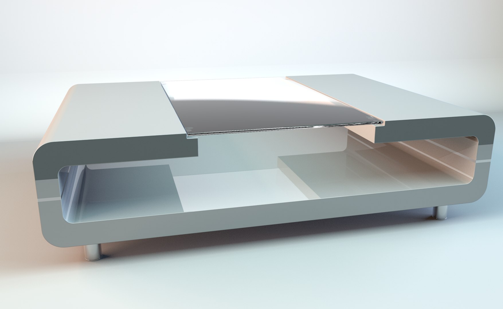 Futuristic table 3D - TurboSquid 1382624
