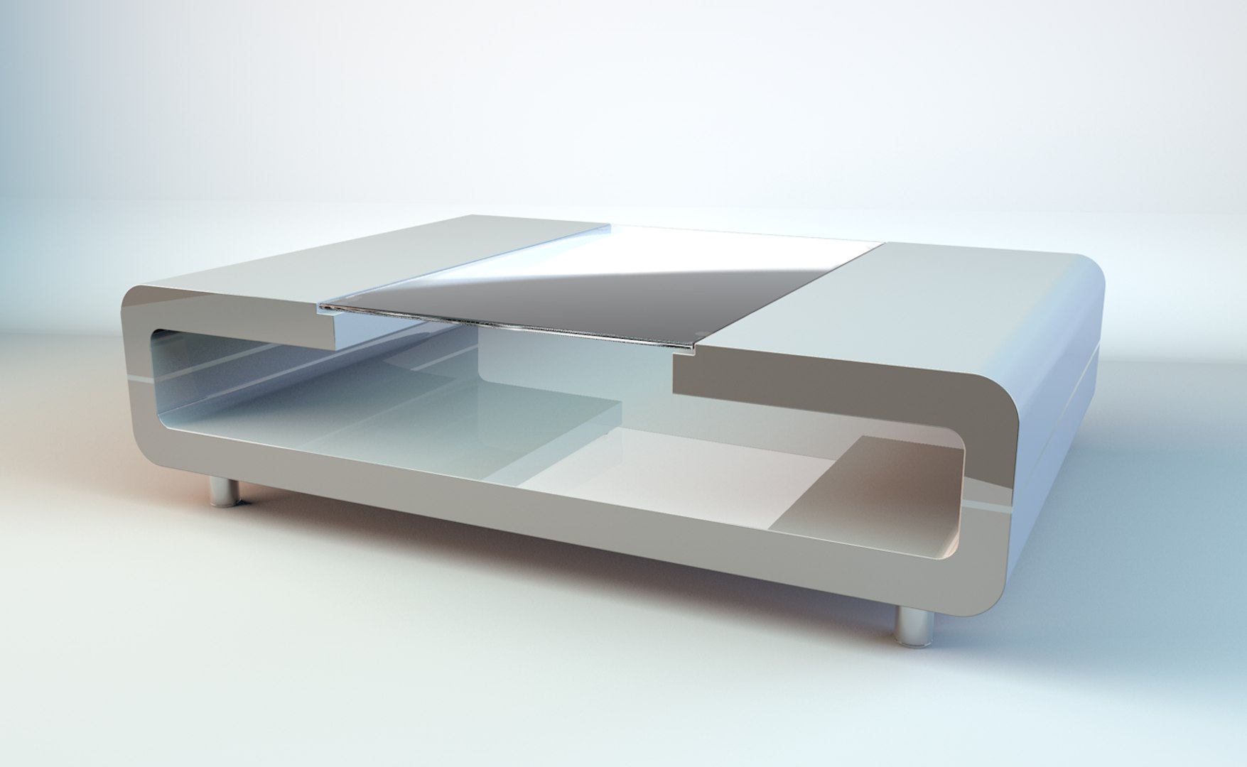 Futuristic table 3D - TurboSquid 1382624