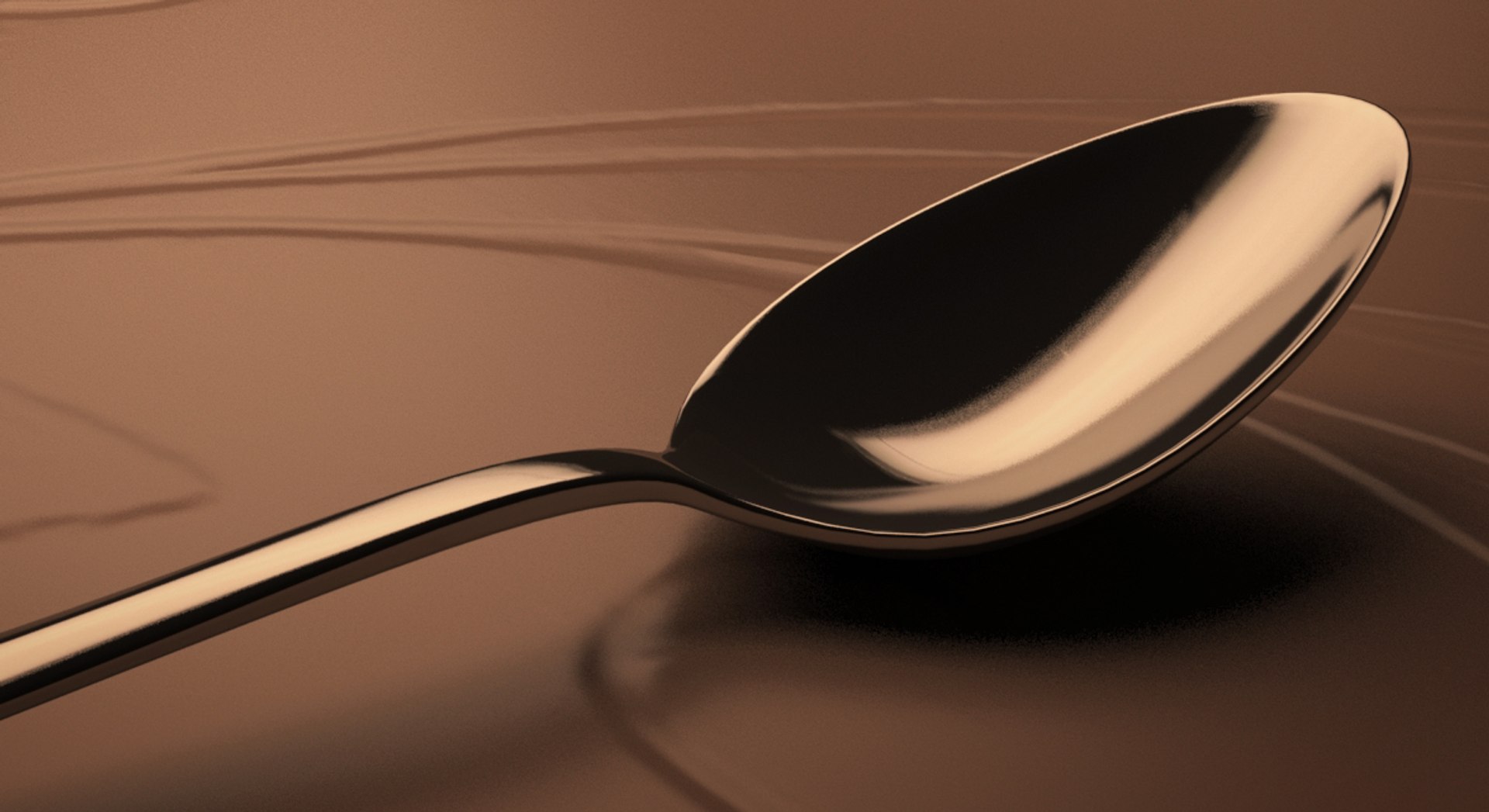 spoon modeled mentalray 3d model