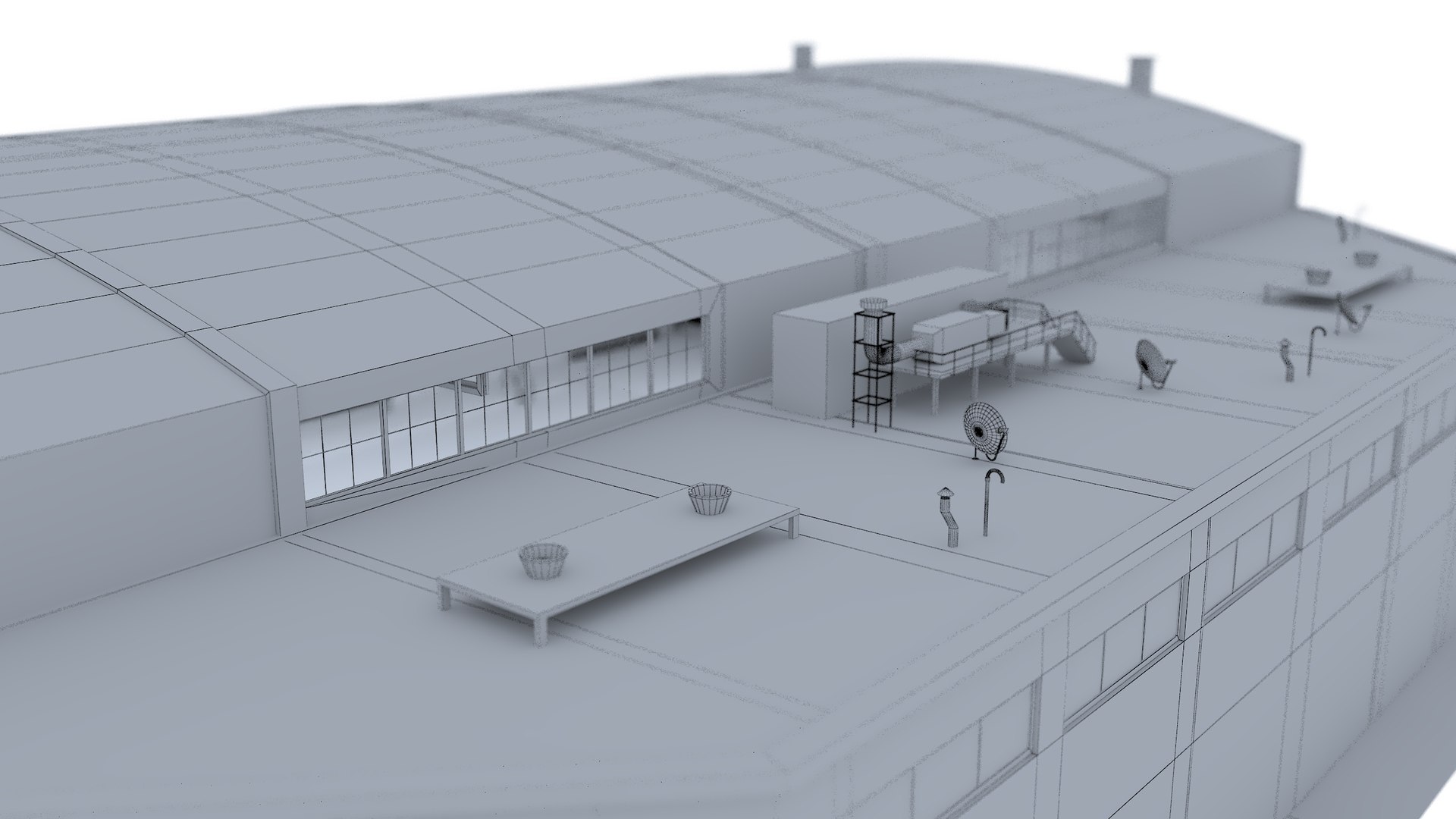 3D Model Swimming Pool And Diving Board - TurboSquid 2294088