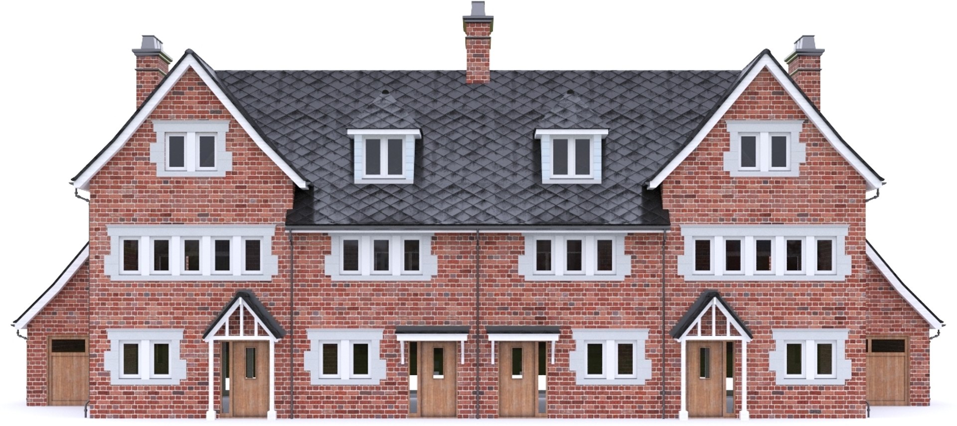 English Houses - Vol 1 3D Model - TurboSquid 1751180