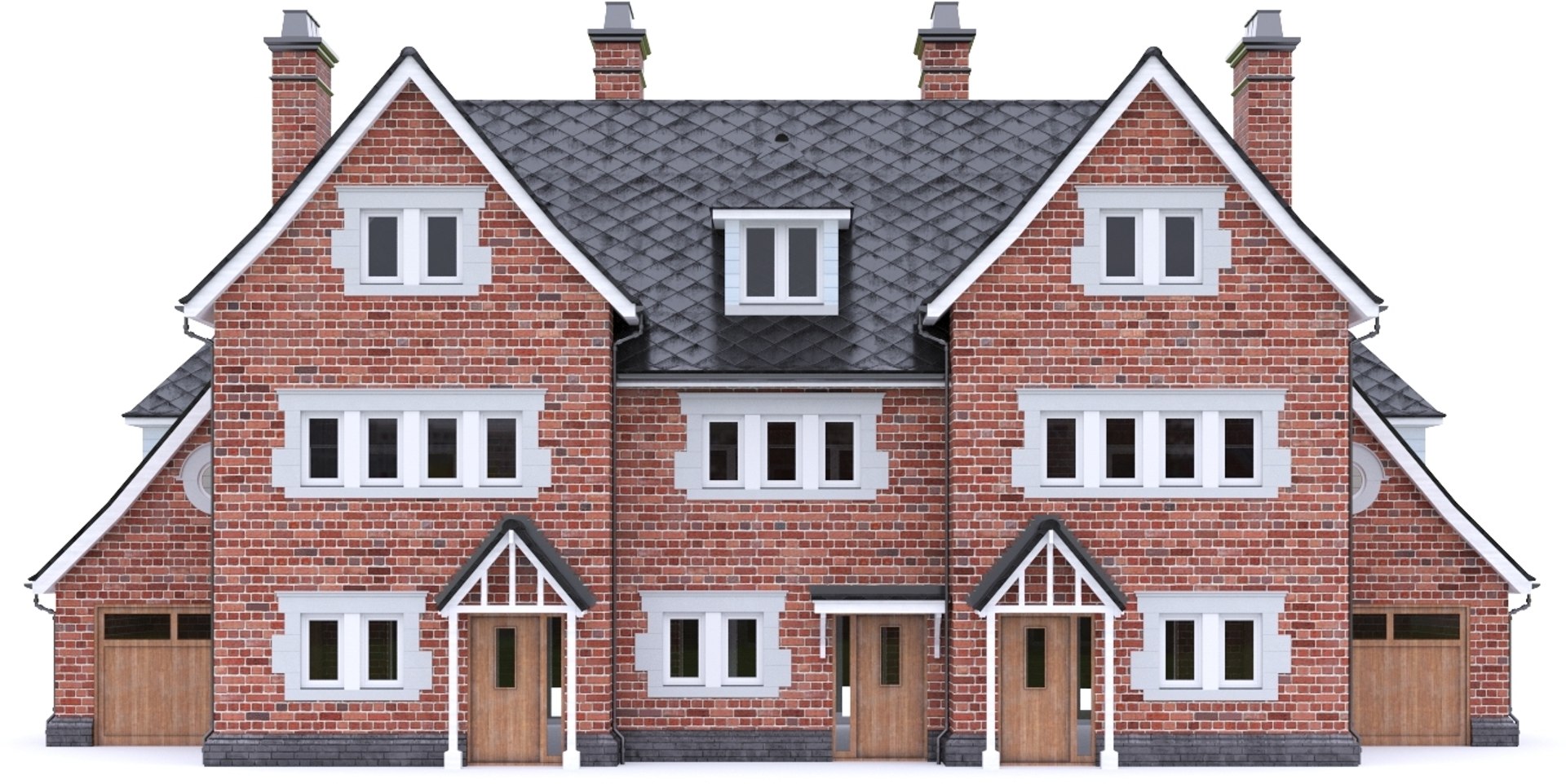 English Houses - Vol 1 3D Model - TurboSquid 1751180