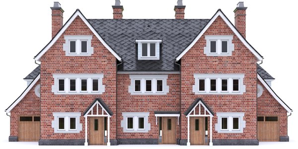 English Houses - Vol 1 3D model - TurboSquid 1751180