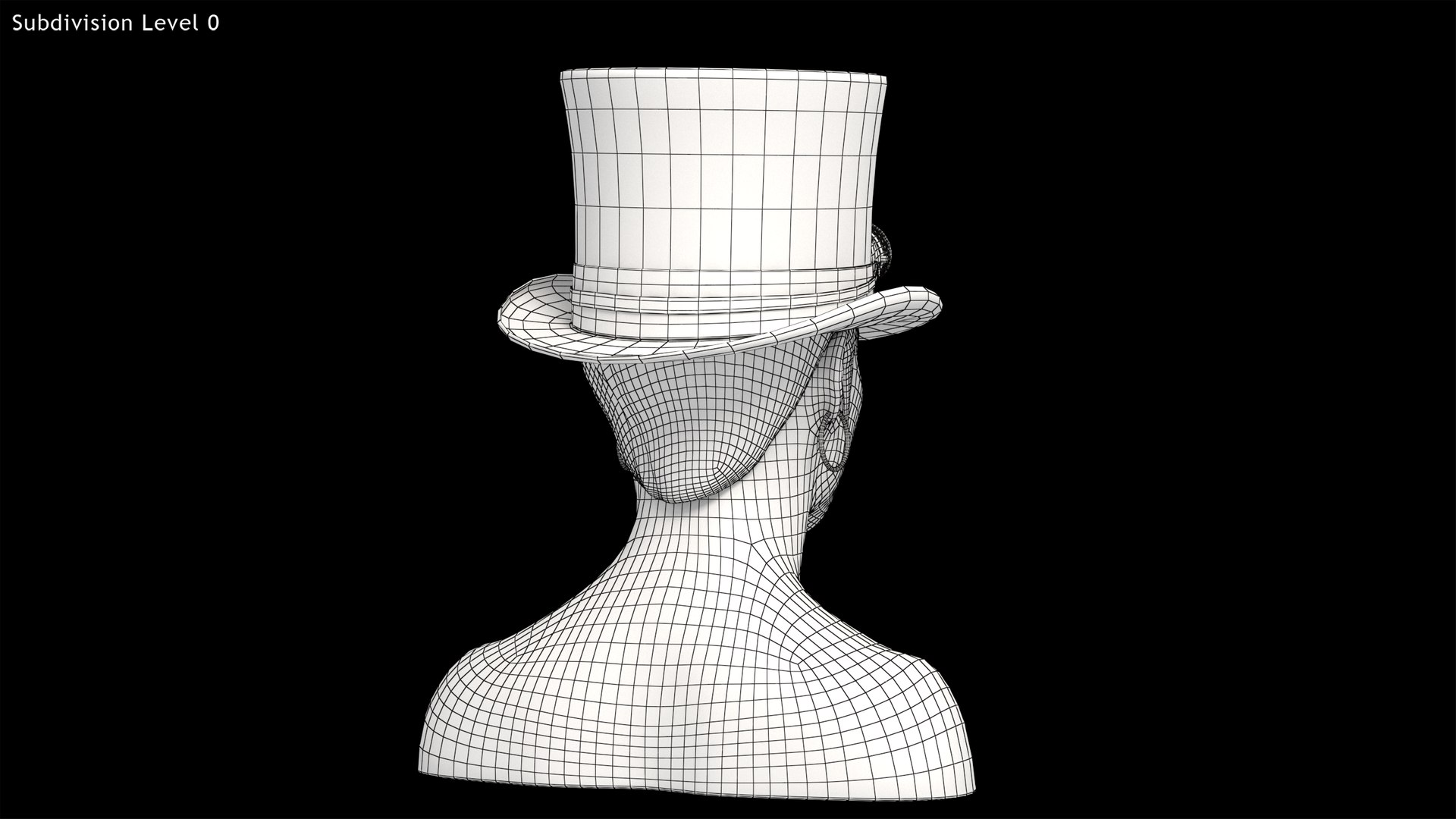 3D Top Hat with Goggles - TurboSquid 1843964