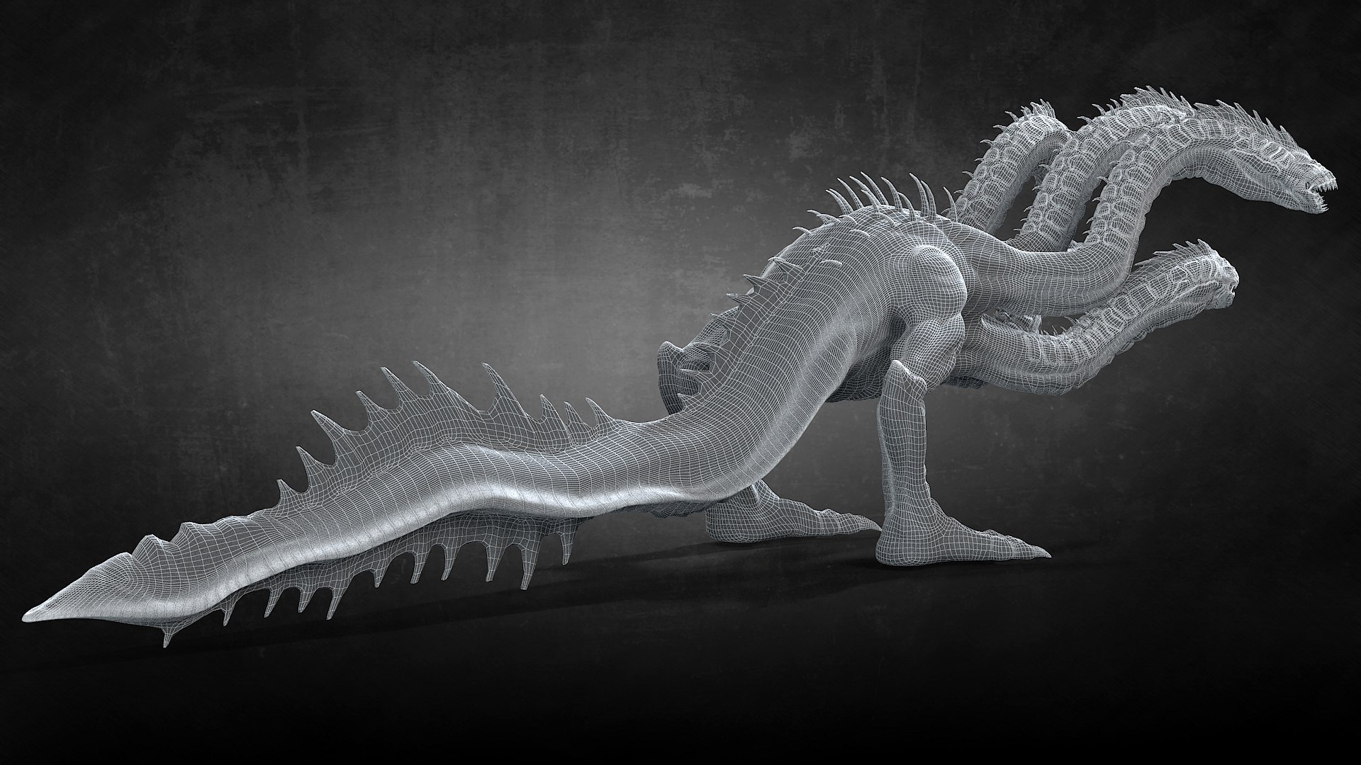 Hydra Sea Monster 3D Model - TurboSquid 2071578