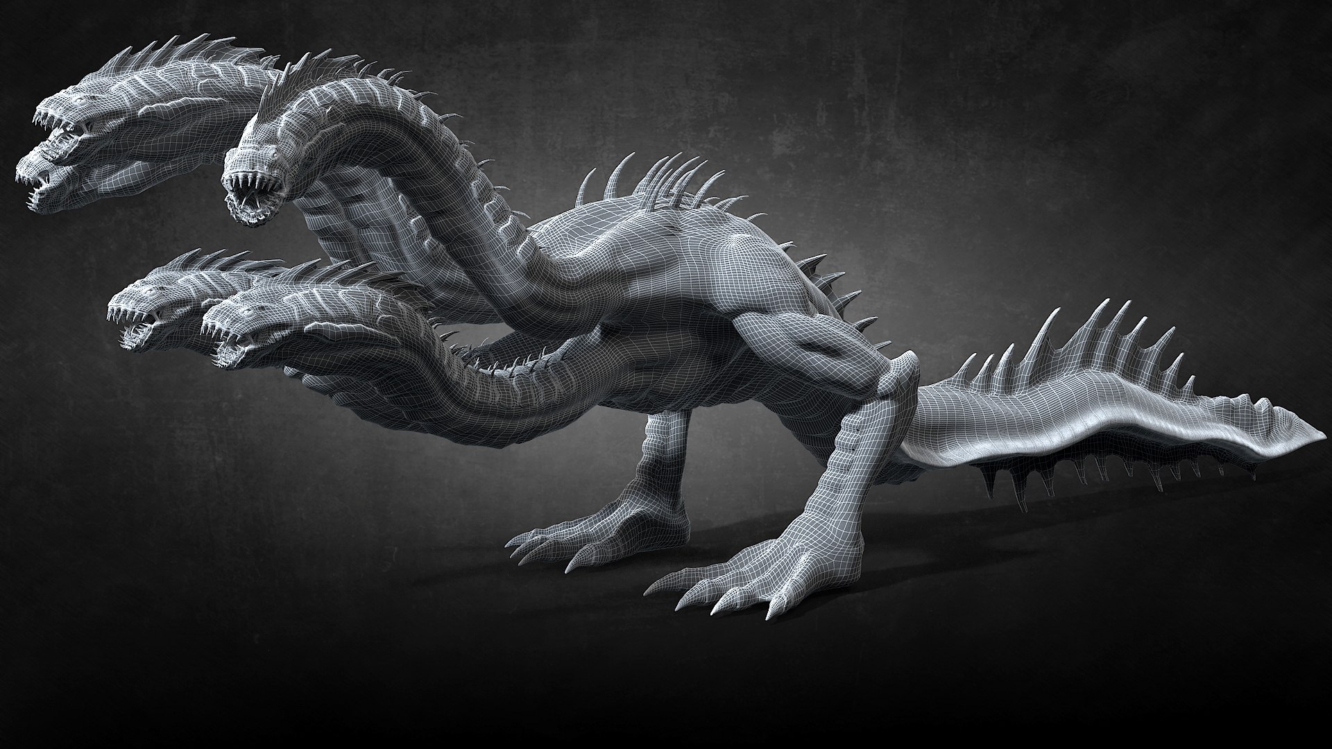 Hydra Sea Monster 3D Model - TurboSquid 2071578