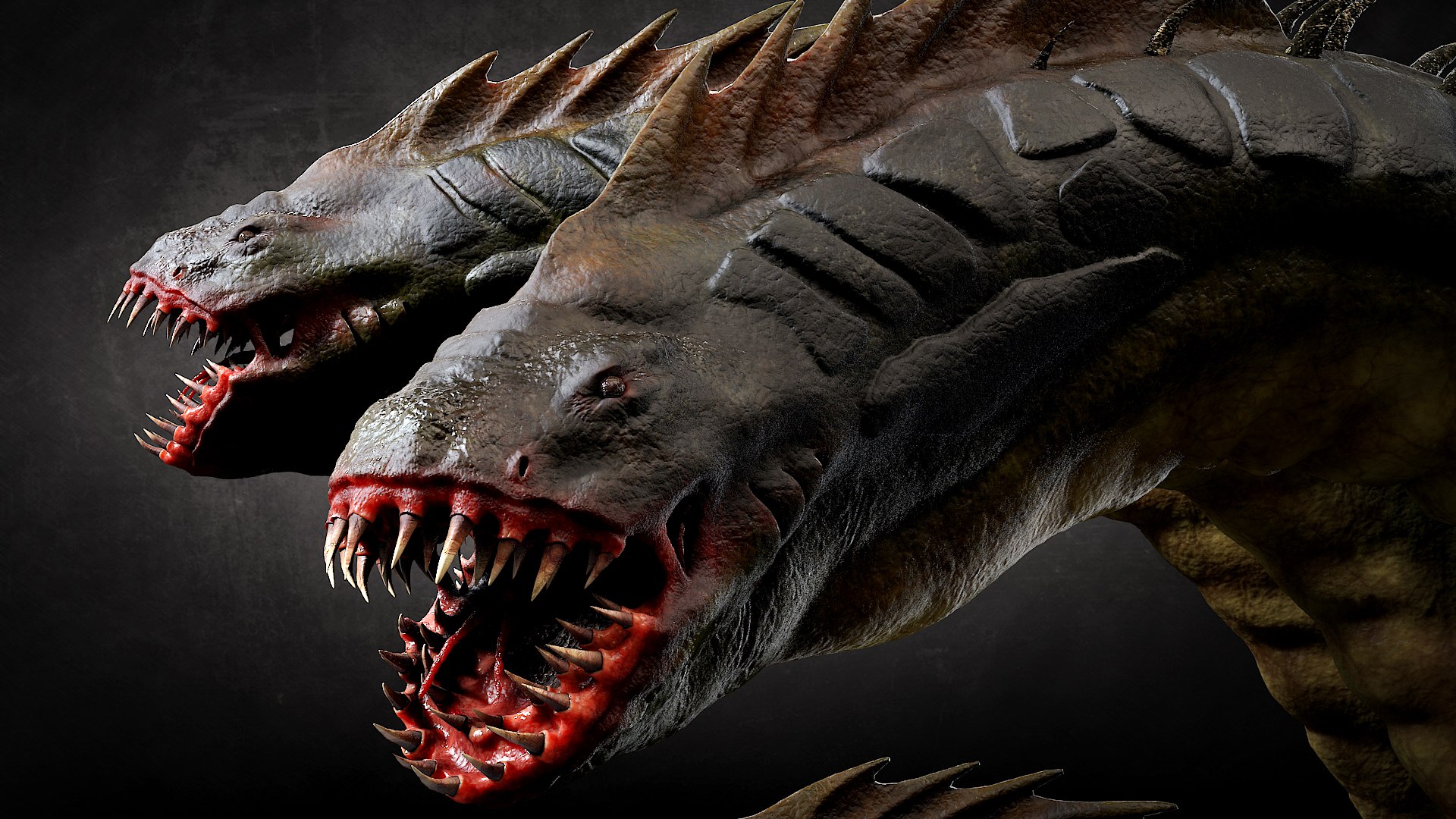 Hydra Sea Monster 3D Model - TurboSquid 2071578