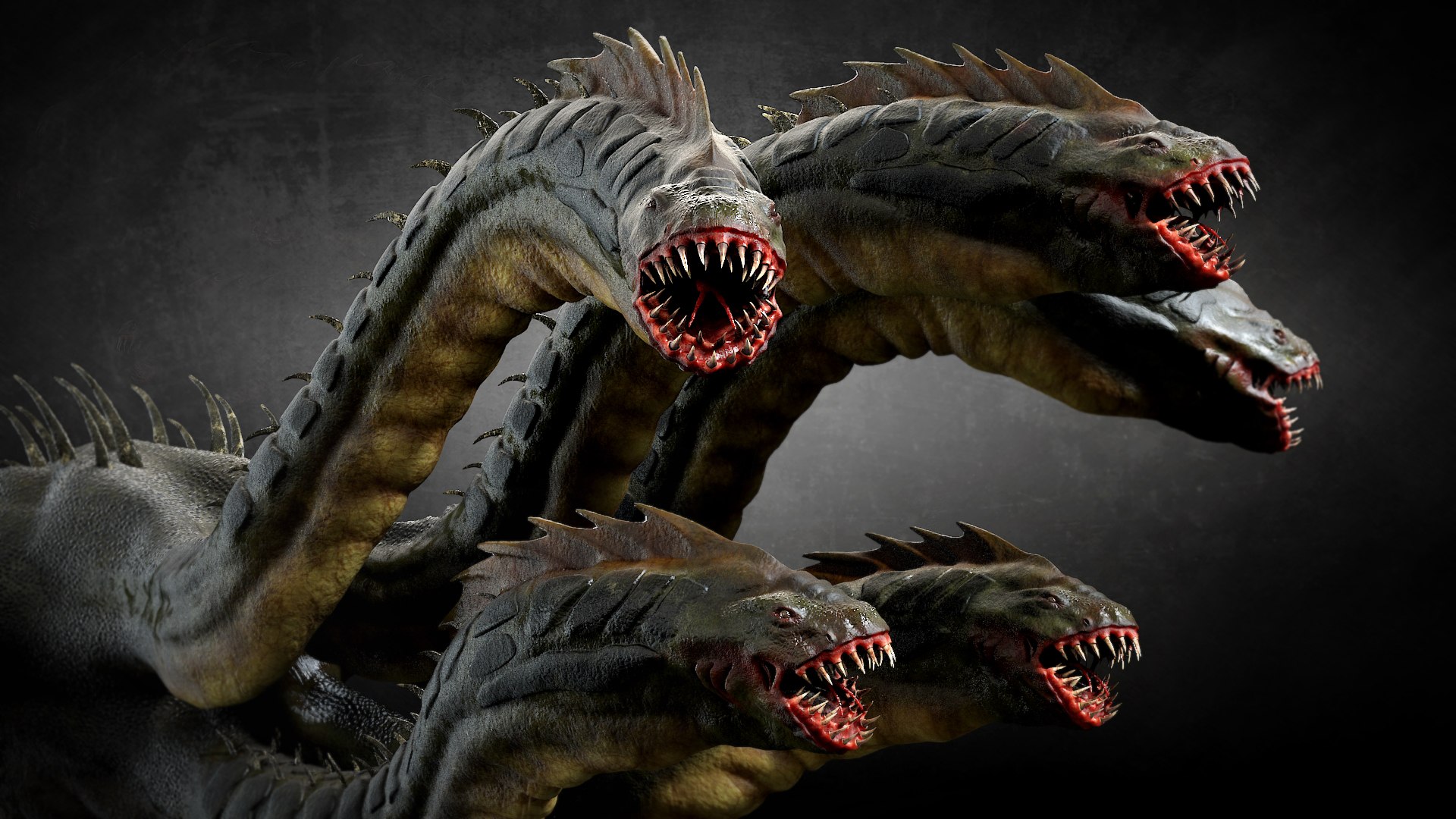 Hydra Sea Monster 3D Model - TurboSquid 2071578
