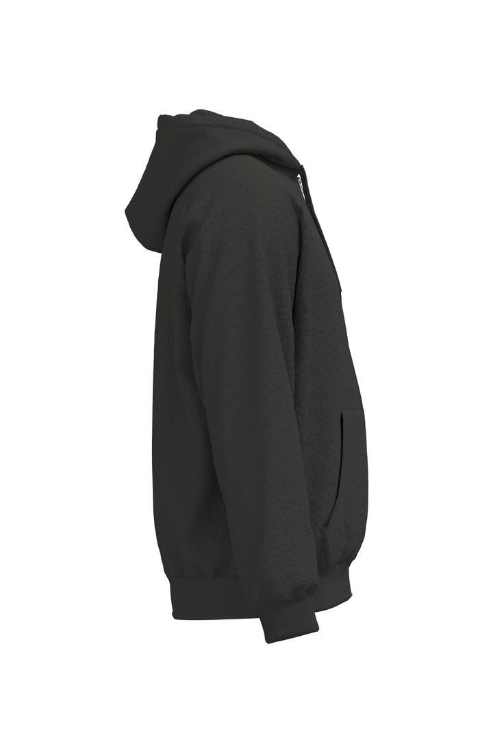 Male Raglan Zipper Hoodie Model - TurboSquid 2152899