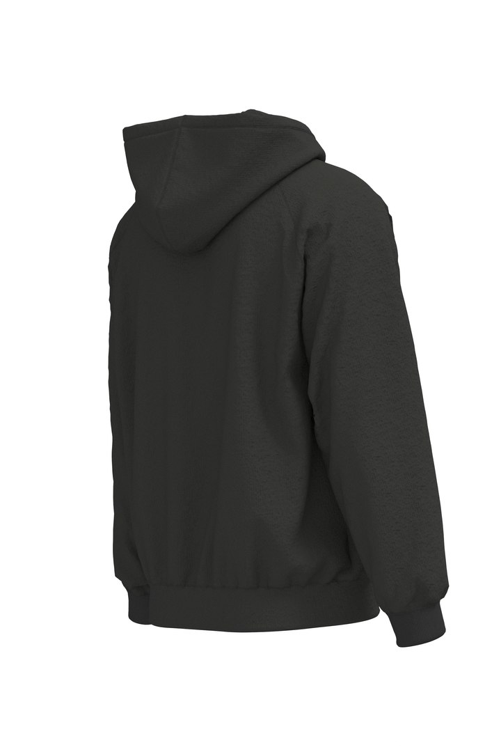 Male Raglan Zipper Hoodie Model - TurboSquid 2152899