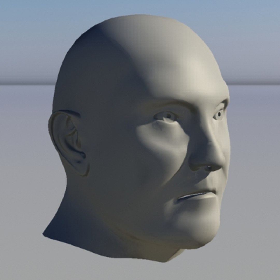 3d Human Head Character - Model