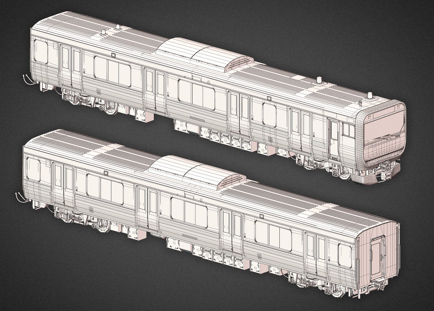 3D Standard License - Japanese Train Detailed Interior Yokosuka Sobu ...