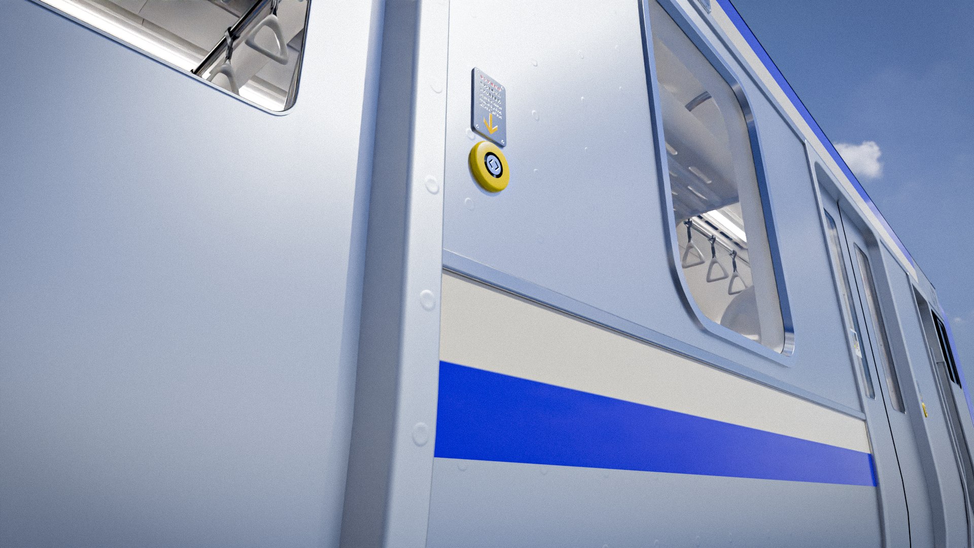 3D Standard License - Japanese Train Detailed Interior Yokosuka Sobu ...