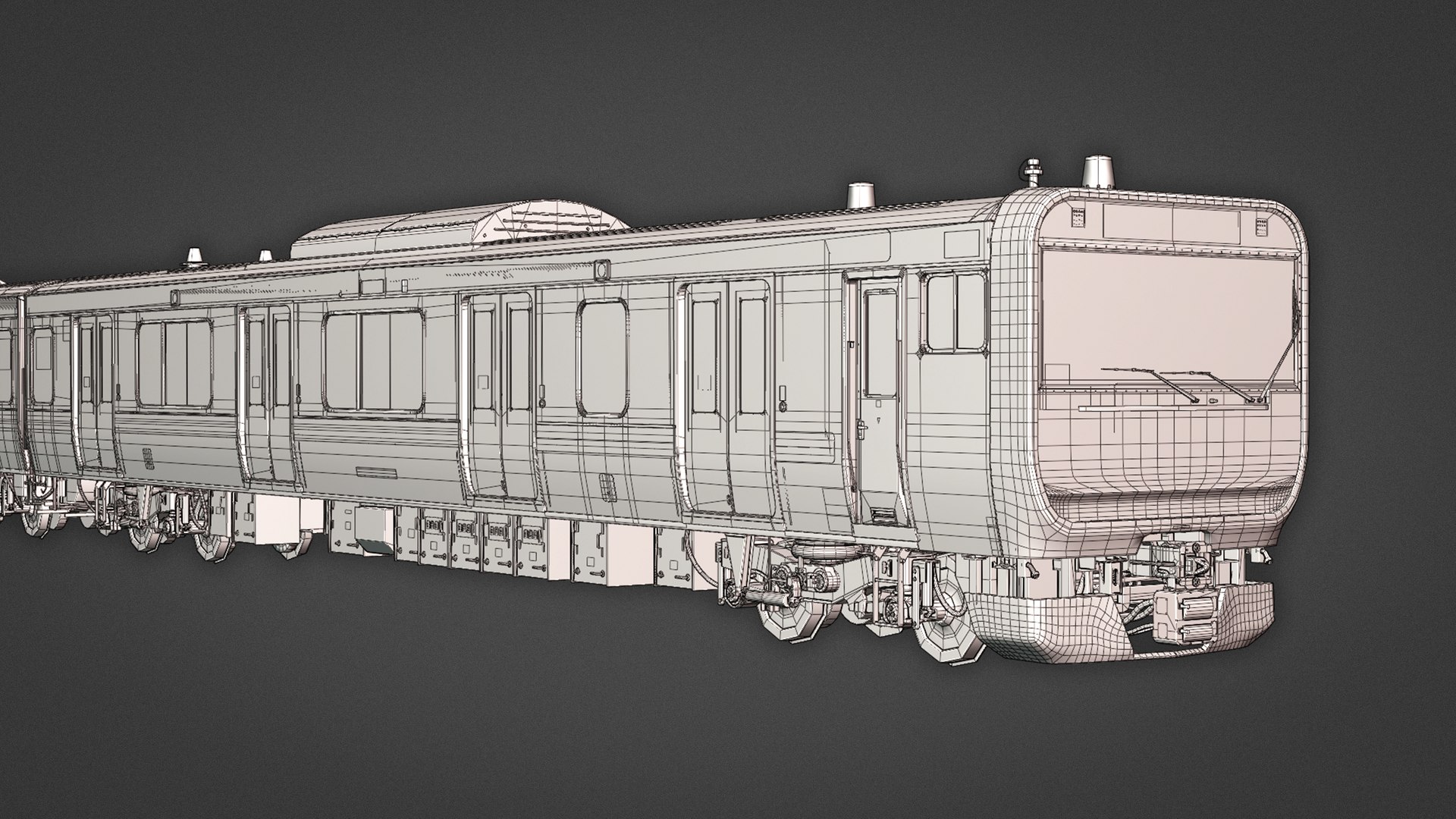 3D Standard License - Japanese Train Detailed Interior Yokosuka Sobu ...