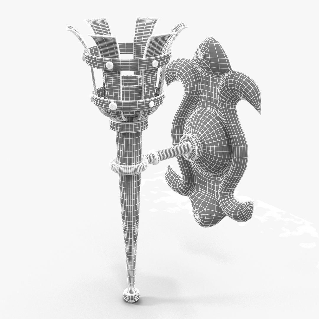 Torch Rusty 3d Model