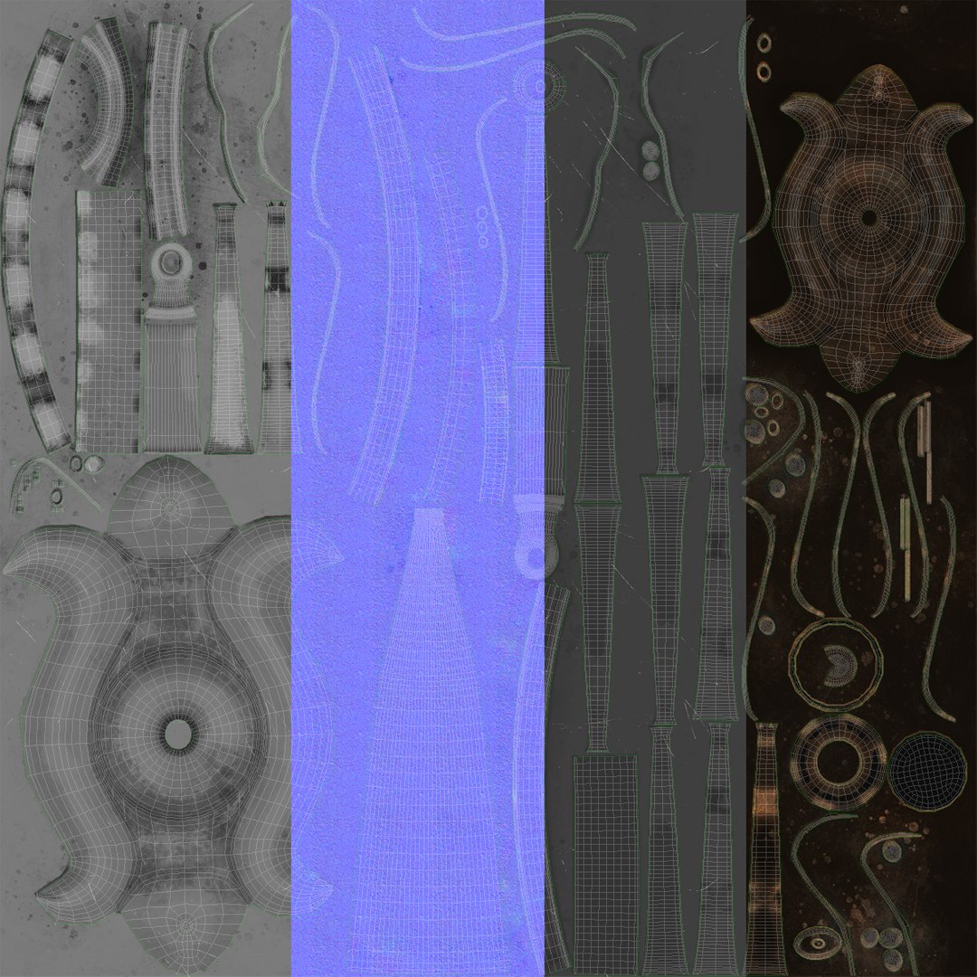 Torch Rusty 3d Model