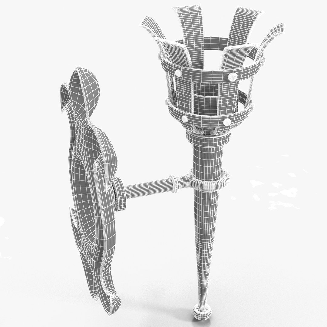 torch rusty 3d model