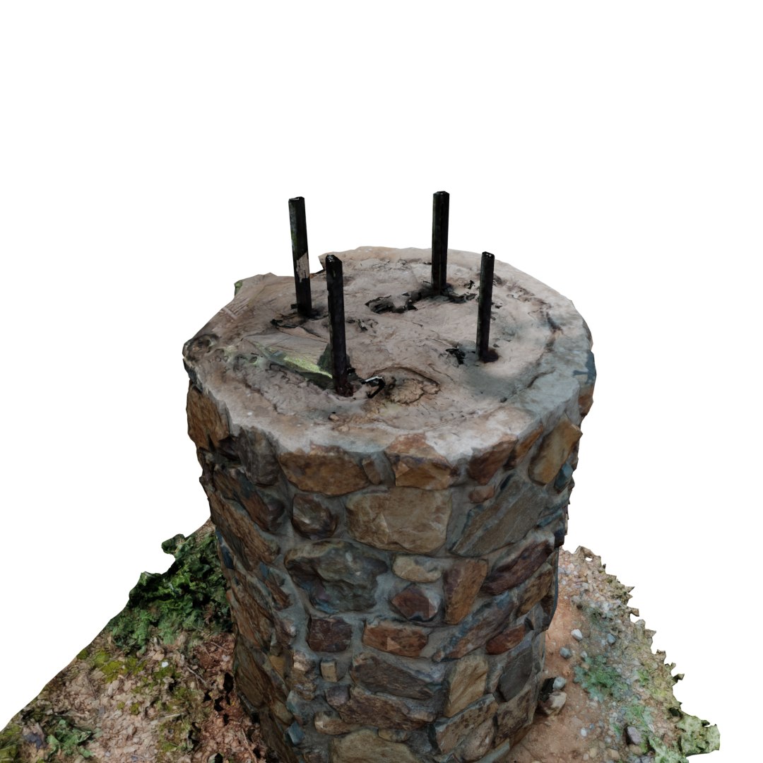 Photogrammetry Cobblestone Pillar 3D Model - TurboSquid 1269498