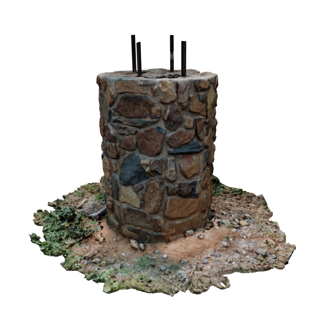 Photogrammetry Cobblestone Pillar 3D Model - TurboSquid 1269498