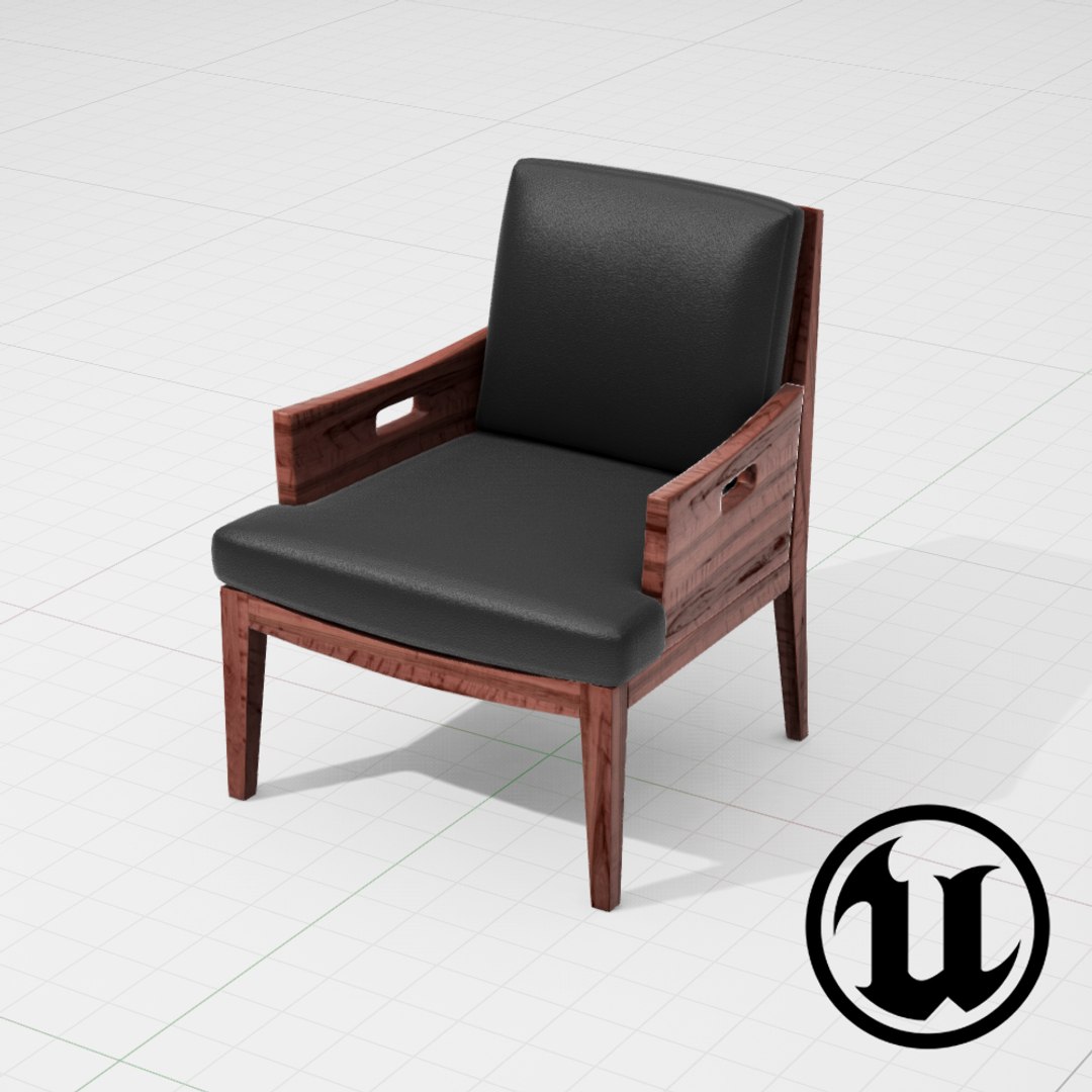 3d Flexform Betty Chair Ue4 Model