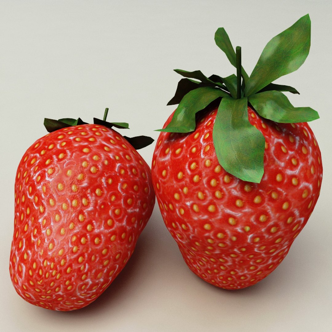 Maya Strawberry Modelled